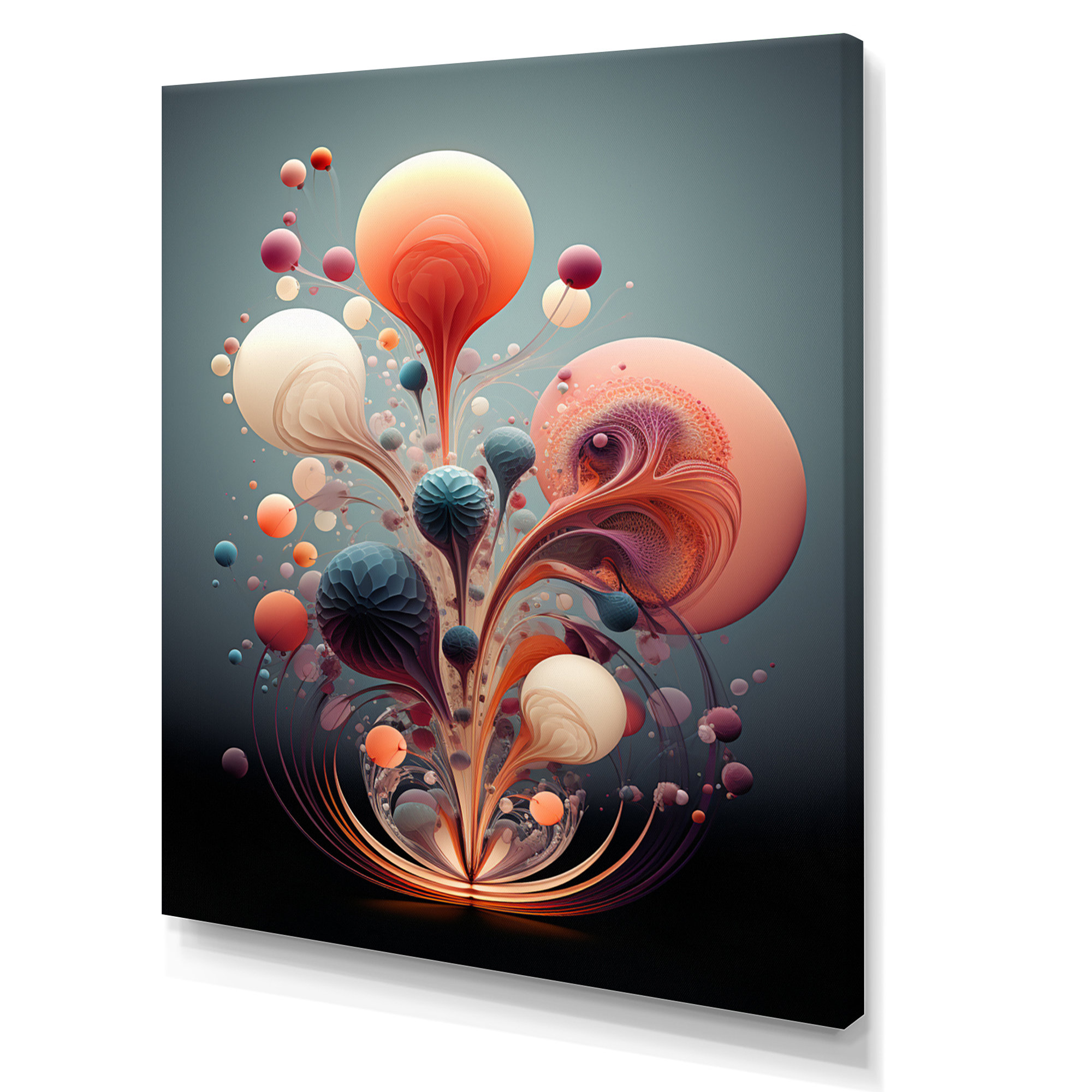 Wrought Studio Metamorphosis Abstract Geometric Multiverse - Abstract Shapes Wall Art Prints ...